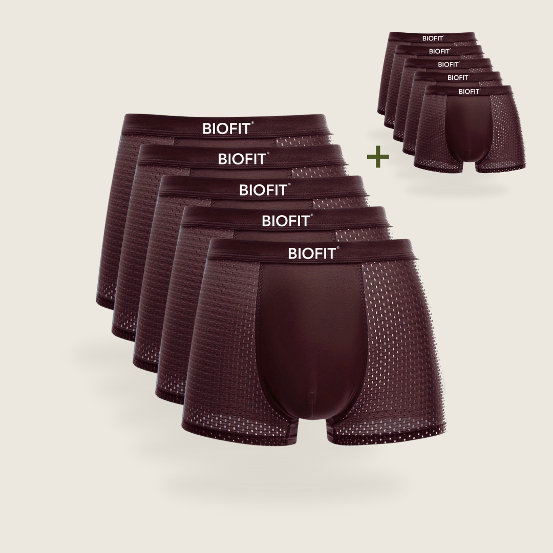 BIOFIT® Bamboo Boxers 5-Pack Red | + 5 FREE – Biofit AU